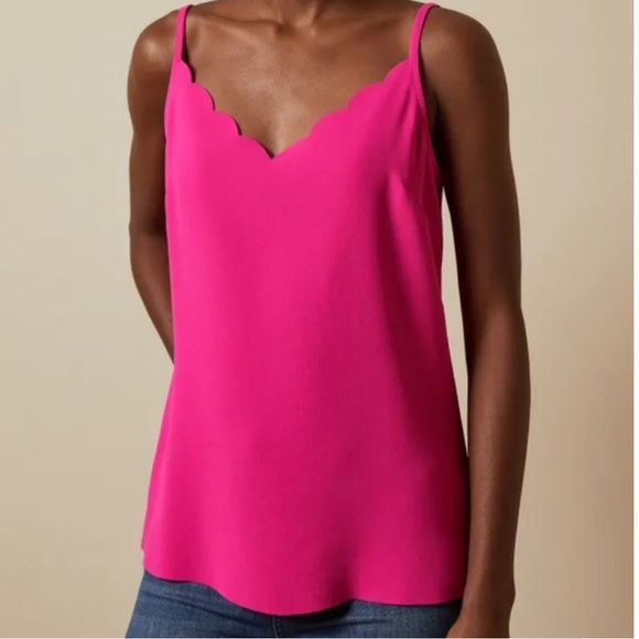 Ted Baker | Tops | Ted Baker Scalloped Cami Top Bright Peach Color ...
